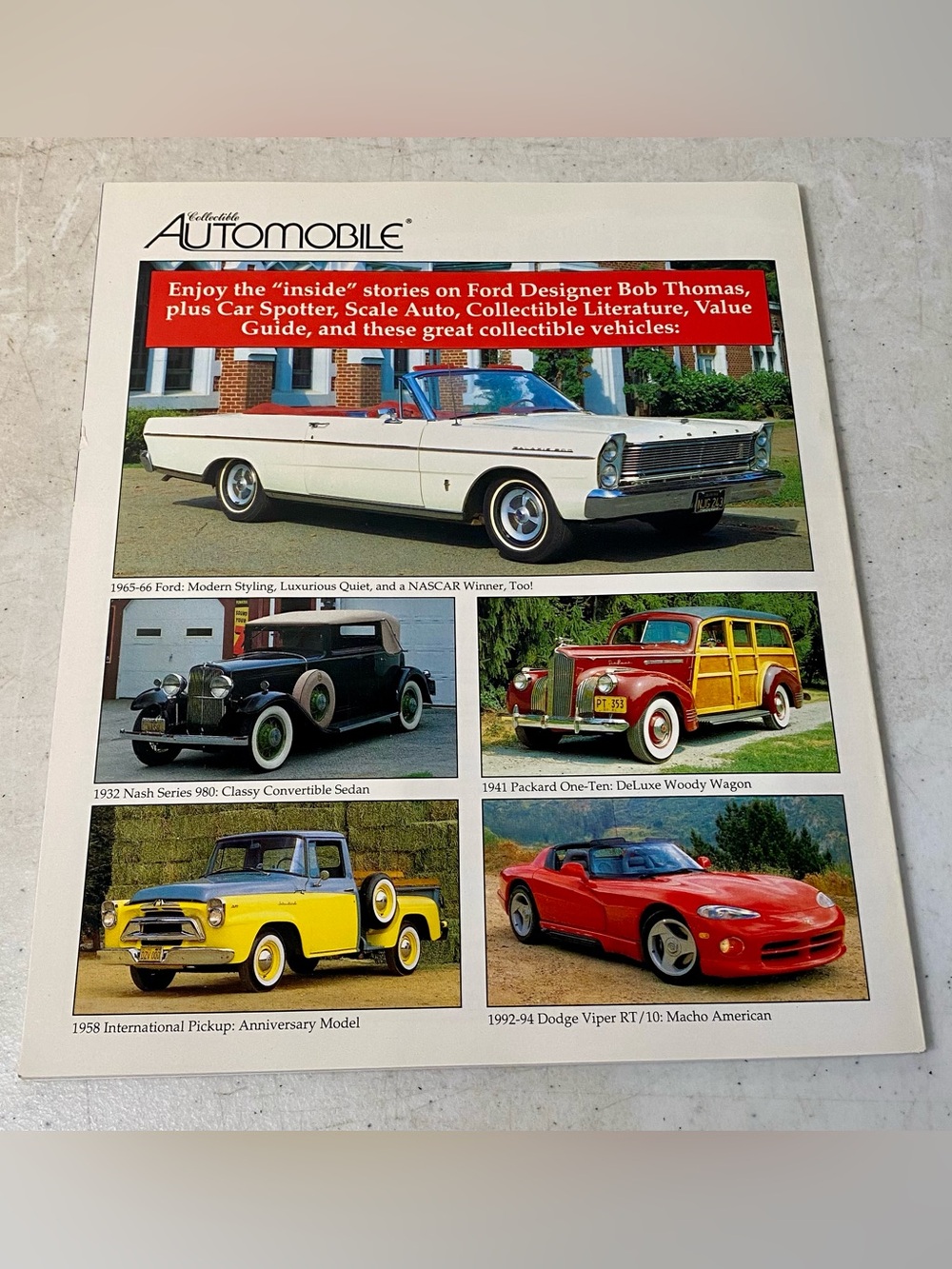 Collectible Automobile | Other | Collectible Automobile Magazine Apr ...